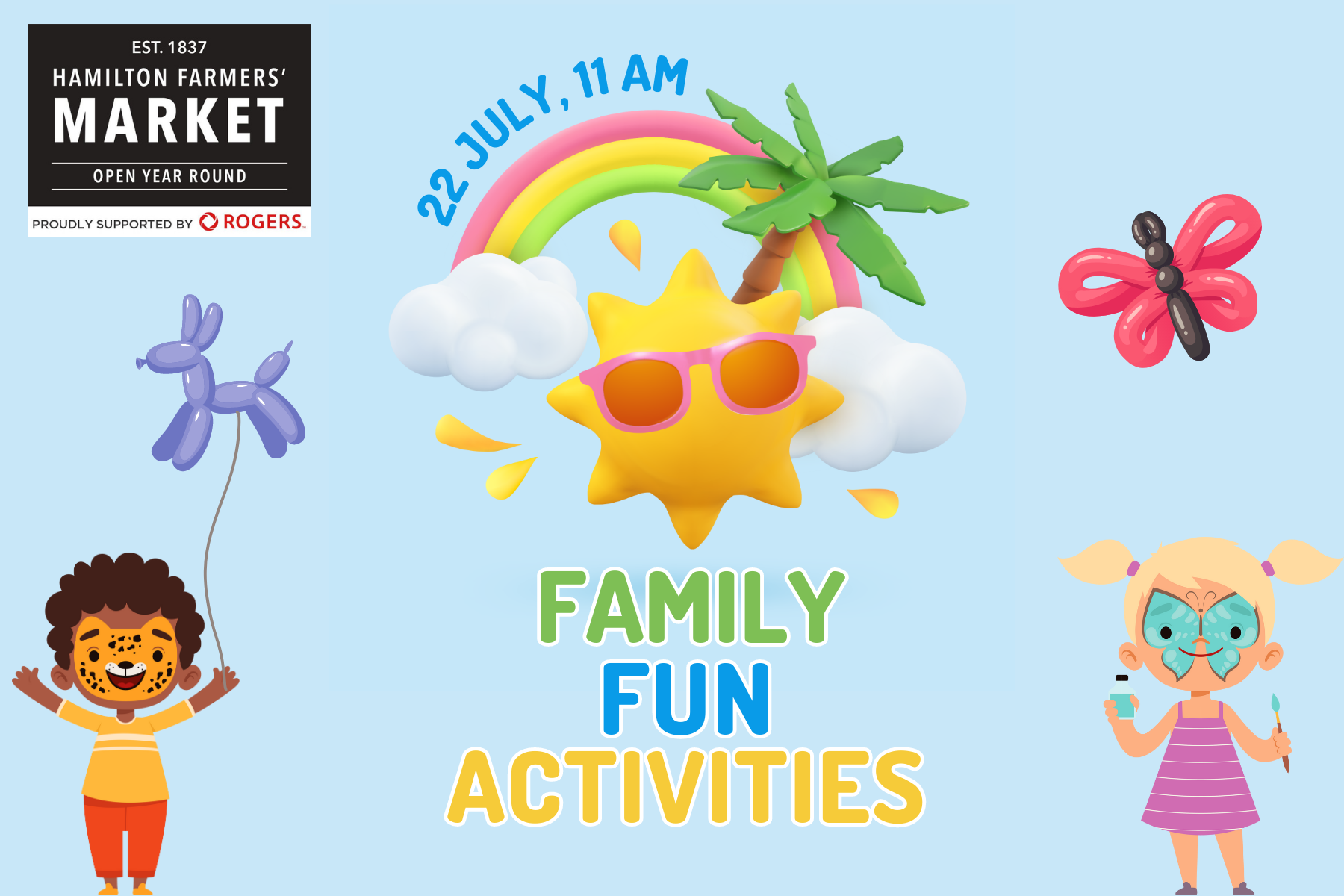 Family Fun Activities - Hamilton Farmers' Market